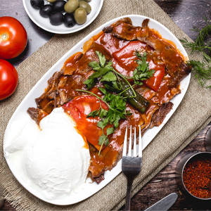 KEBABS WITH YOUGHURT